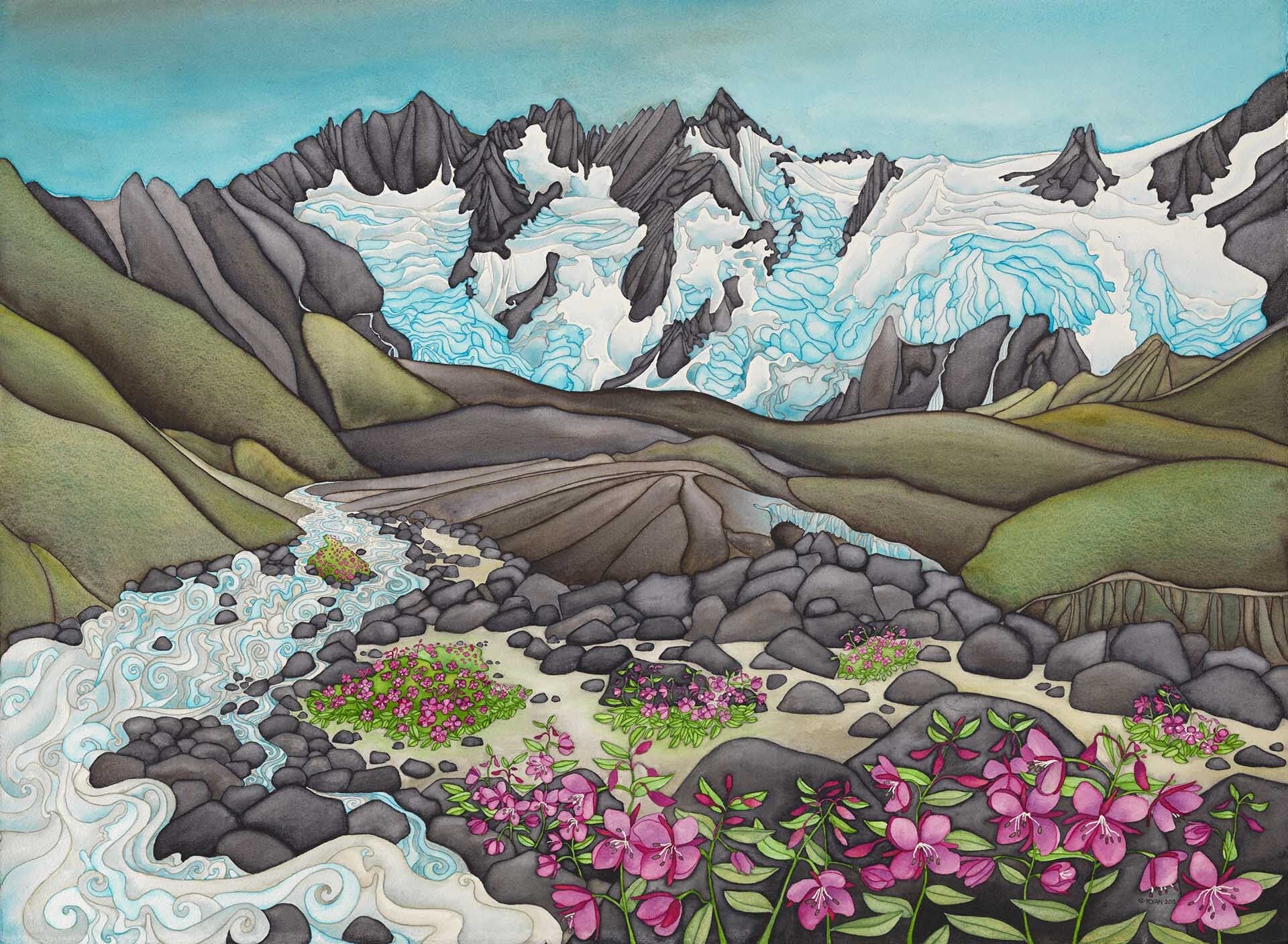 Laughton Glacier, Skagway, Alaska | Boreal Artworks