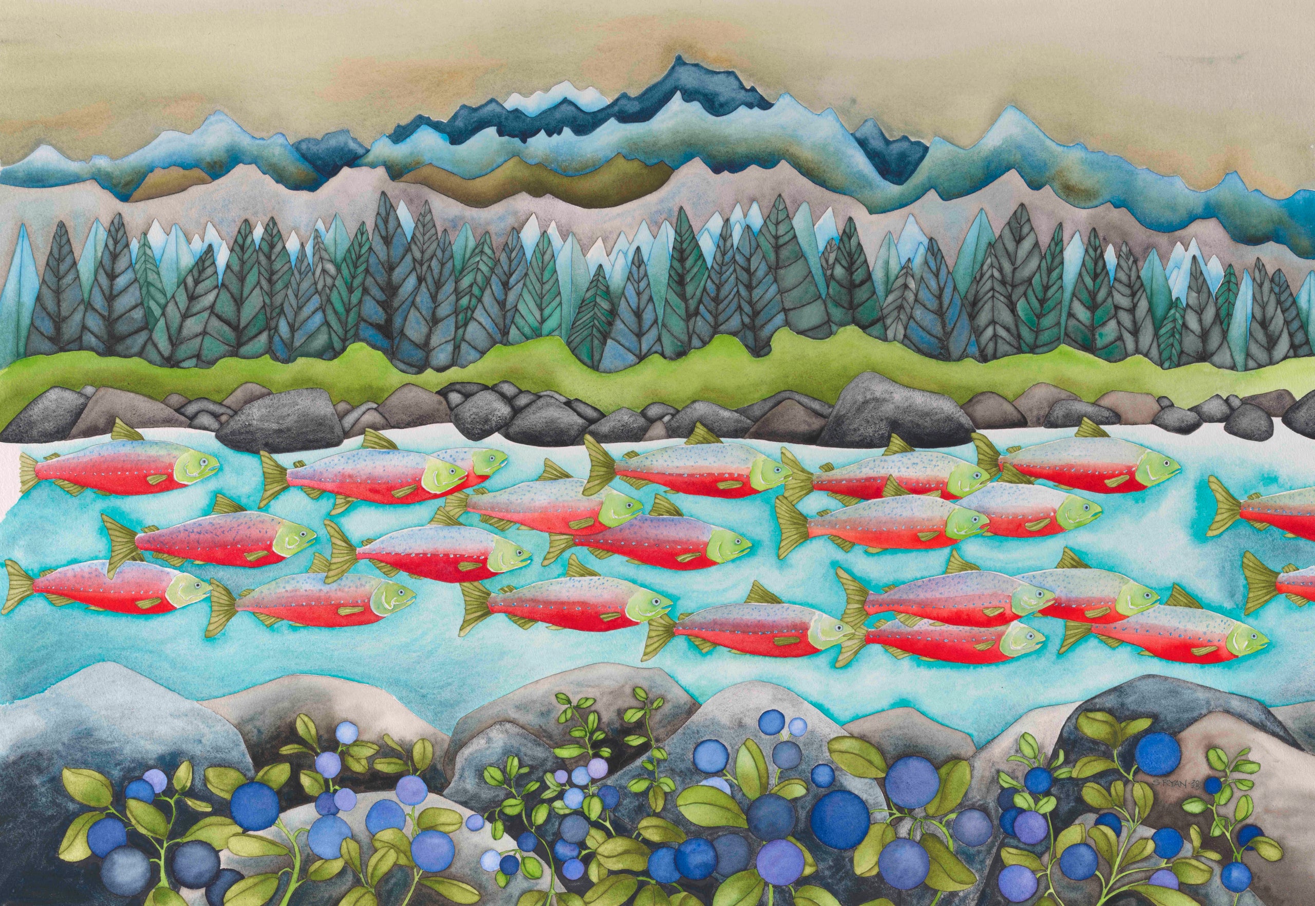 Alaska Wild Salmon | Boreal Artworks